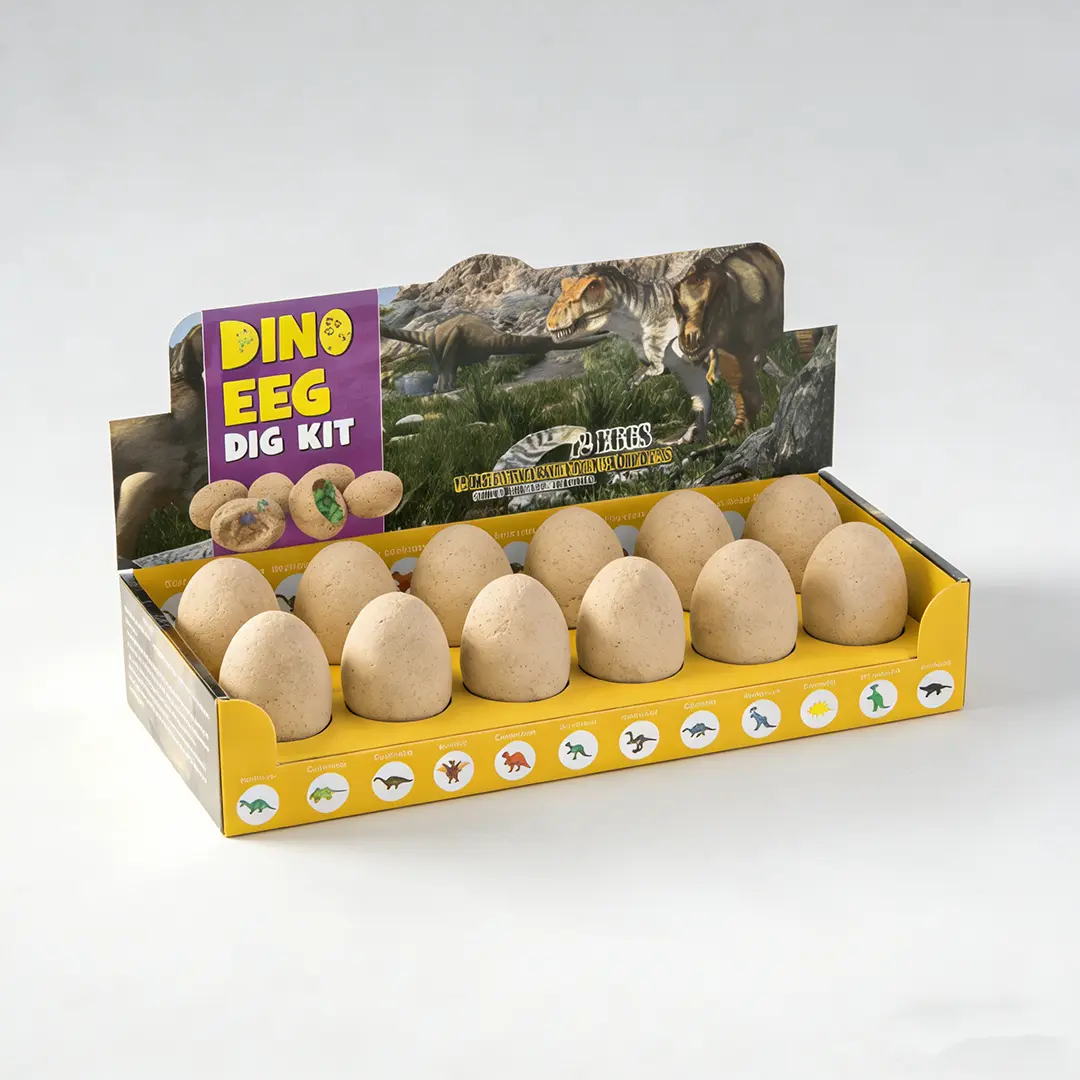 Dig It Up! Dinosaur Egg Dig Kit with 12 Realistic Eggs