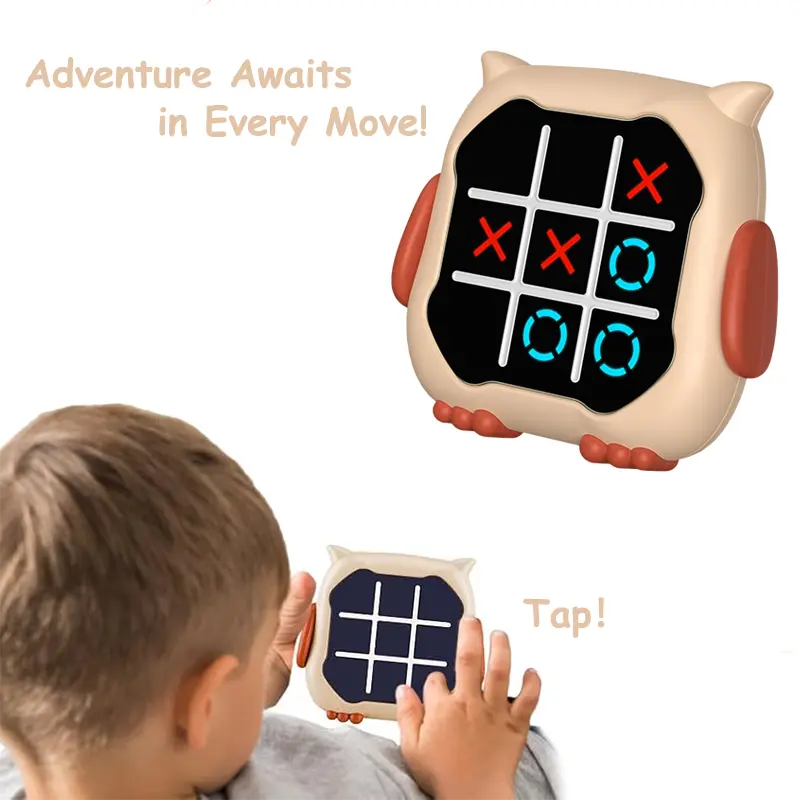 Wise Owl Tic Tac Toe Bolt | Memory & Strategy Game