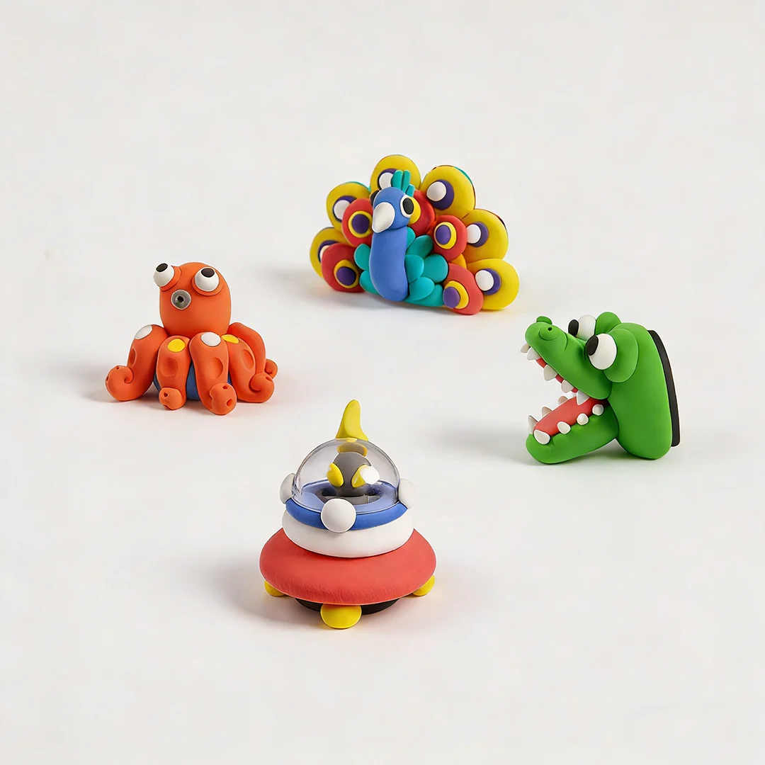Air Dry Clay Kit - Easy DIY Fridge Magnets