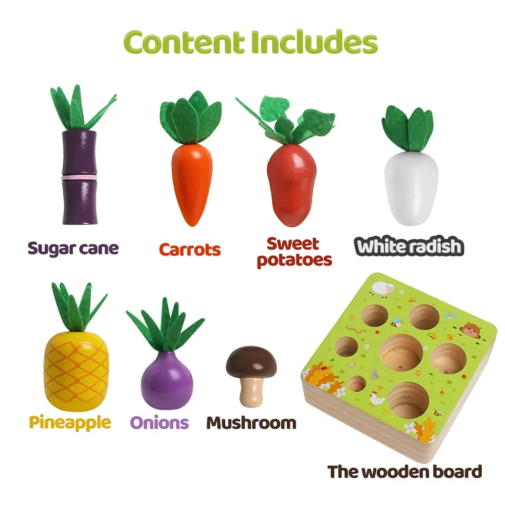Montessori Vegetable Set