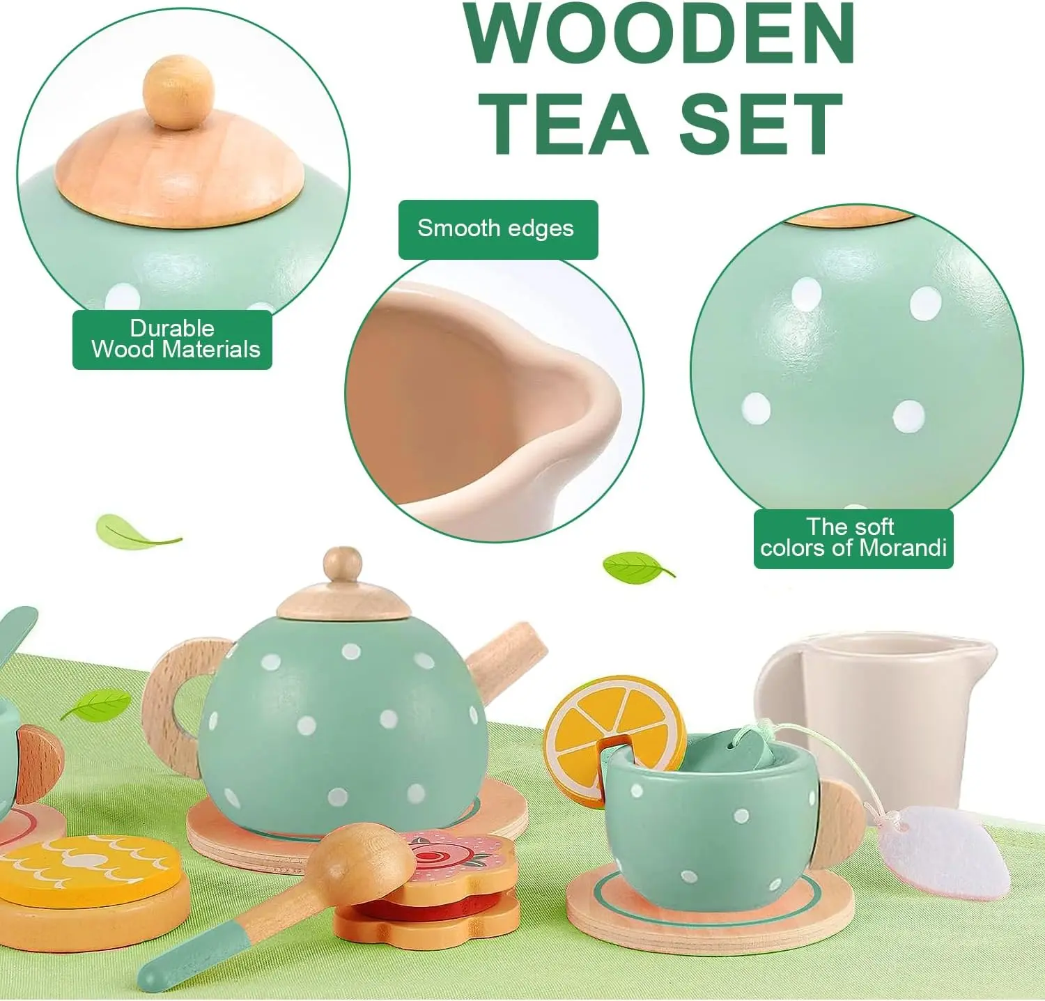 Cutest Wooden Tea Set for Kids’ Pretend Play